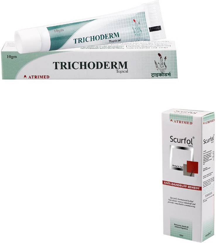 Atrimed Tricoderm scurfol combo Price in India - Buy Atrimed Tricoderm ...