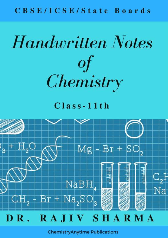 Handwritten Notes of Chemistry-Class 11th: Buy Handwritten Notes of ...