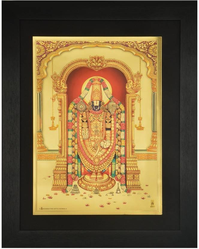 R S Exports Lord Balaji Photo Frame ( 42 cm x 33 cm x 1.5 cm) / Photo ...