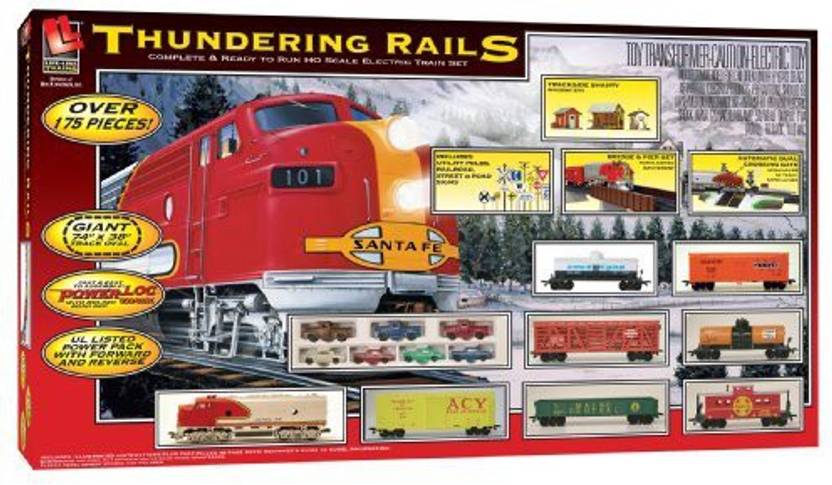 Life Like Trains HO Scale Thundering Rails Electric Train Set - Trains ...