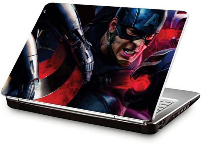 HDM Captain America Laptop Skin 15.6 inch for All Laptop LG Vnyl Laptop ...