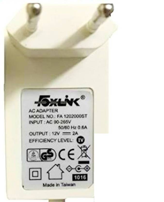 FOXLINK 12V 2A FOX;LINK Worldwide Adaptor WHITE - Price in India ...