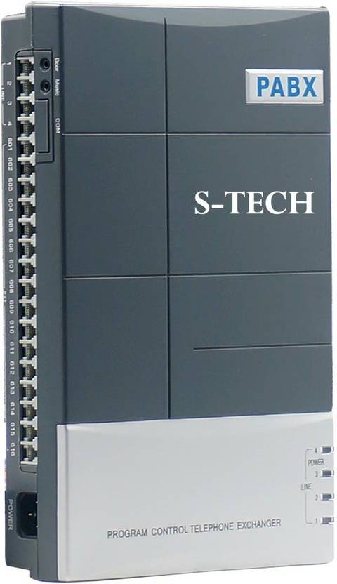 S-tech EPABX Machine CS416 For 4 Main (Trunk) Lines and 16 Extentions ...