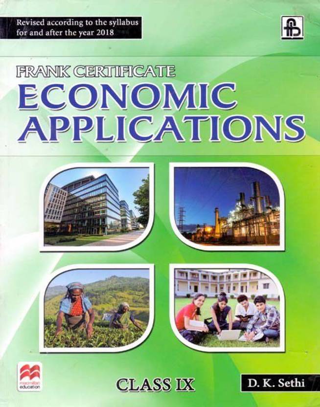 Frank ICSE Economics Applications Class - 9: Buy Frank ICSE Economics ...