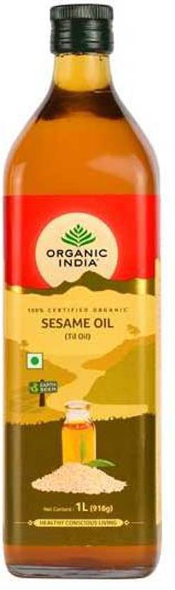 ORGANIC INDIA Til Oil Sesame Oil Glass Bottle Price in India - Buy ...