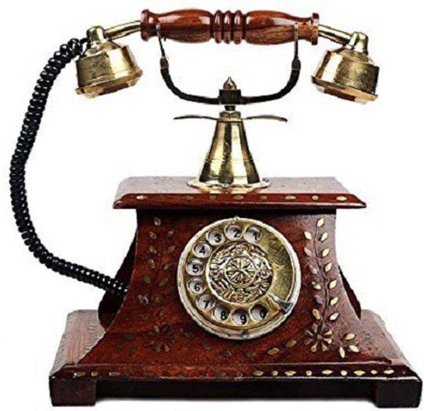 Worthy Shoppee Rosewood Antique Operational Telephone Maharaja Style ...