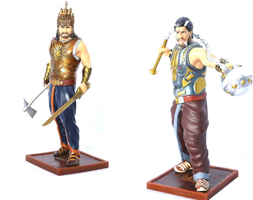 LilliputHub Baahubali Bhalladeva Combo Figurine Mininatures - Baahubali ...