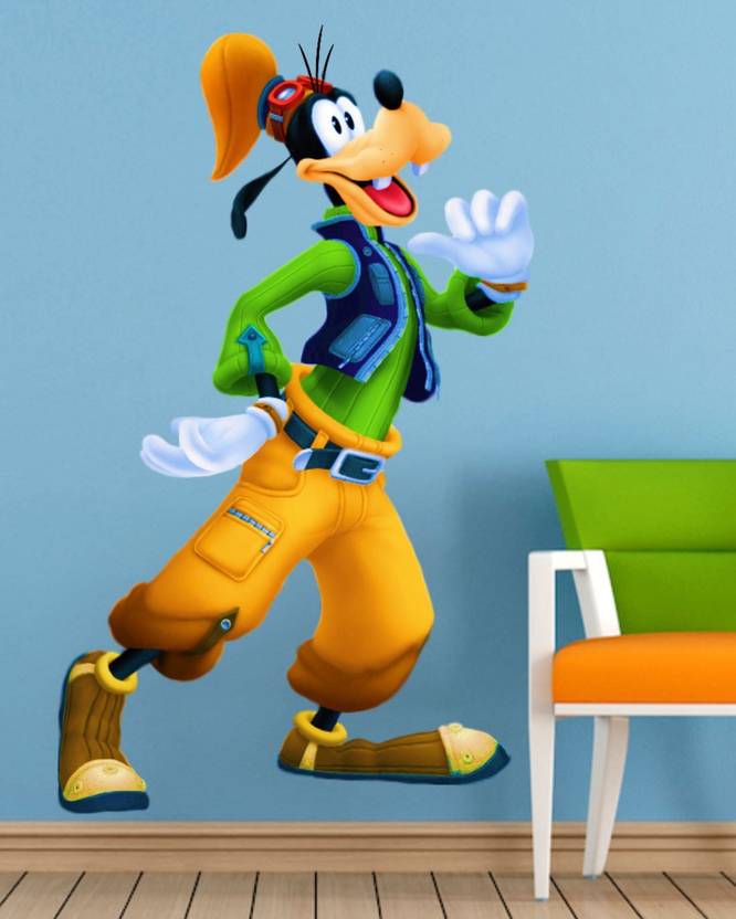 MADHUBAN DECOR 60 cm Goofy (disney cartoons) 3d wall stickers in hd ...