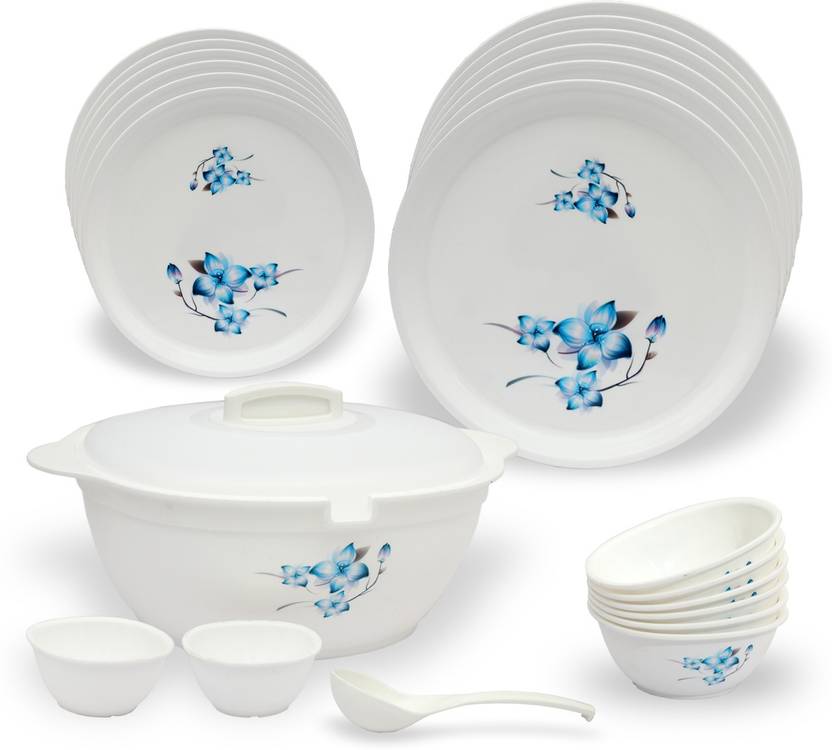 JAYPEE Pack of 23 PP (Polypropylene) Le Dinner Round Lavender set ...