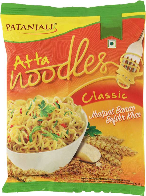 PATANJALI Atta Classic Instant Noodles Vegetarian Price in India - Buy ...