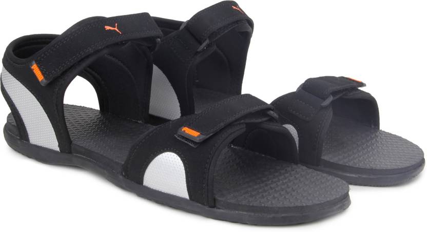 PUMA Relay Men Black Sports Sandals - Buy Puma Black-Puma Silver ...