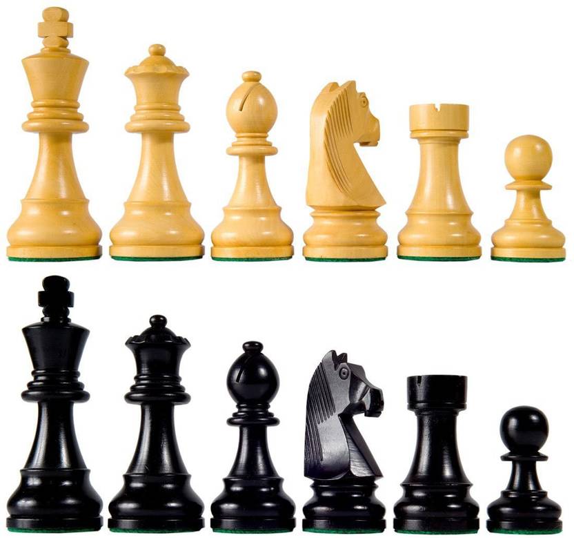 Chessncrafts KING HEIGHT: 3.75" WOODEN CHESS MEN PIECES COINS SET ...