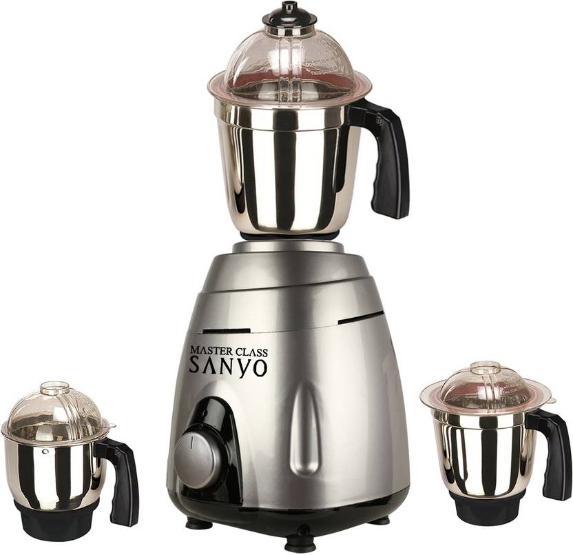 Masterclass Sanyo SM_VGuard_Grey_MG17-TA-14 800 W Mixer Grinder (3 Jars ...