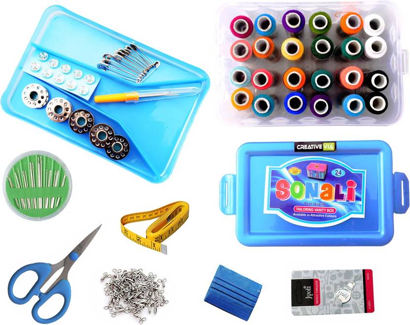 CREATIVE VIA Multipurpose Tailor Kit Sewing Kit Price in India - Buy ...