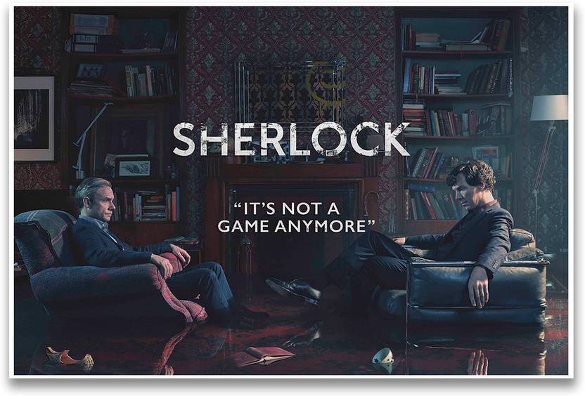 Sherlock Holmes Poster BBC TV Series Season 4 - Sherlock Quote Poster ...