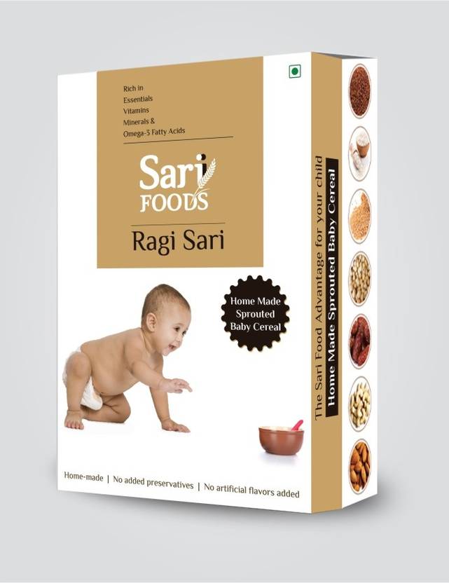 Sari Foods Ragi Sari Infant Cereal (6 Months - 24 Months) Wheat Rice Multi-Grain Food Cereal ...