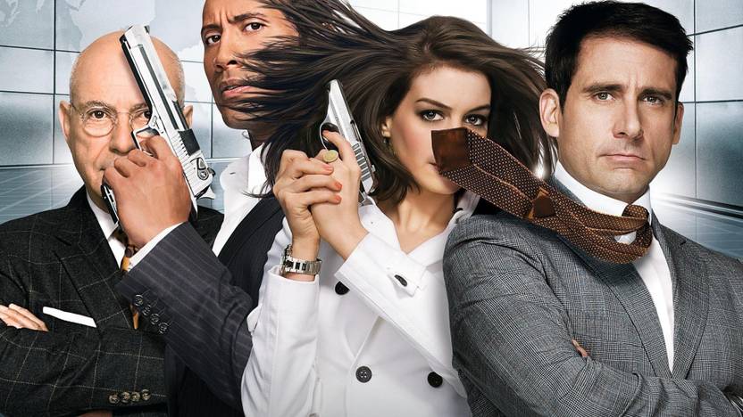 Wall Poster a/anne-hathaway-actresses-get-smart-the-rock-steve-carell ...