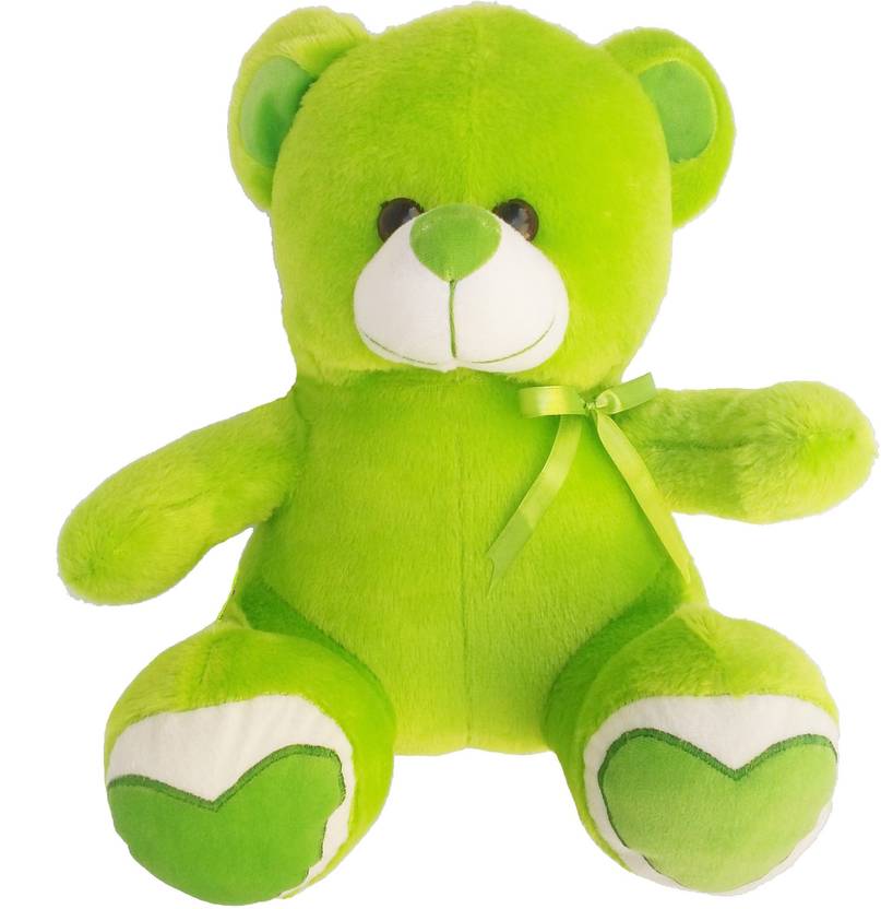 alisha toys Cute Green Soft Teddy Bear - 40 cm - Cute Green Soft Teddy ...