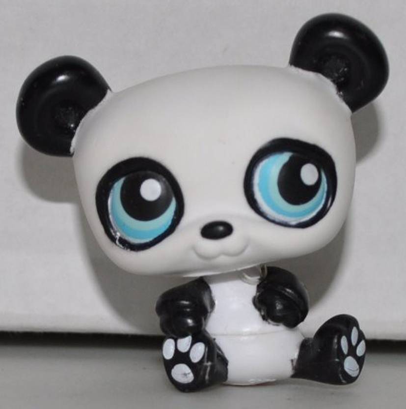 Littlest Pet Shop Panda Bear #90 (White / Black, Blue Eyes) (Retired ...