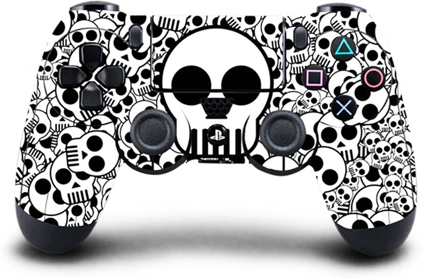 NEHAL KHATRI PS4 controller skin ( sticker ) of SKULL( B&W). Gaming ...