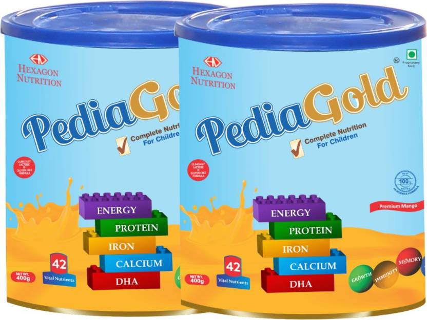 Pedia Gold Pediagold Mango Pack of 2 Whey Protein Price in India - Buy ...