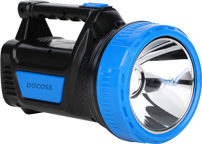 DOCOSS Blue Rechargeable 25w Led Torch Light Laser Long Range ...