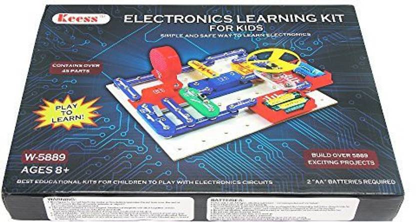 KEESS Electronics Learning Kit For Kids, Best Electric Building Blocks To Learn About ...
