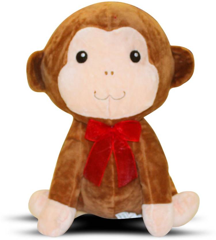AKSHAT Cute Natkhat Monkey Teddy Soft Furr Toy Smiling Face - 30 cm ...