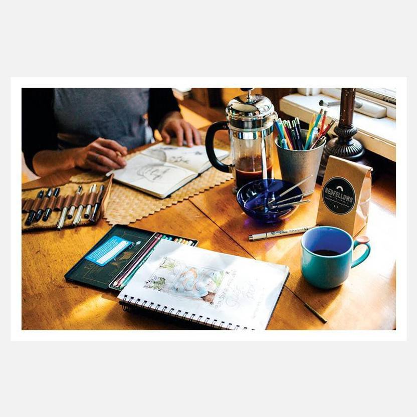 CRAZYINK(STUDY TABLE)WALL POSTER (12 * 18) INCH Paper Print ...