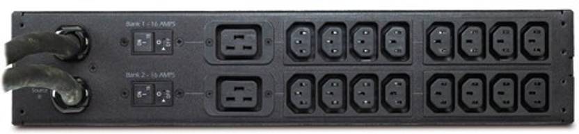 APC AP7724 Rack Automatic Transfer Switch(ATS) 15 Socket Extension ...