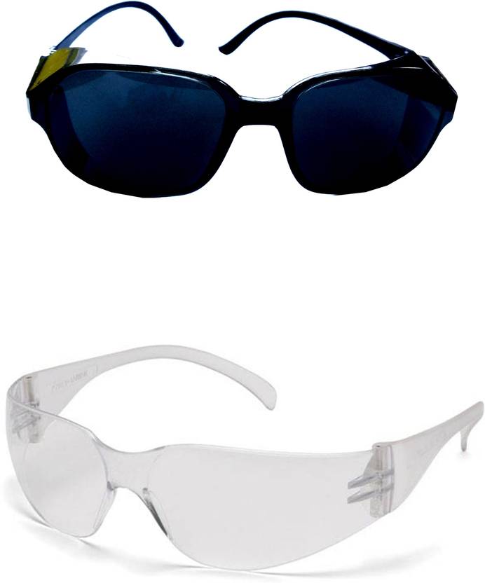 ZOOM BLACK AND SAFELINE WHITE WELDING GOGGLES PACK OF 2 BLACK AND ...