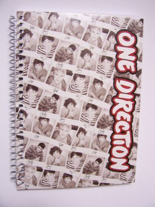 One Direction (1D) Spiral Notebook ~ Signatures And Pictures (5" X 7 ...
