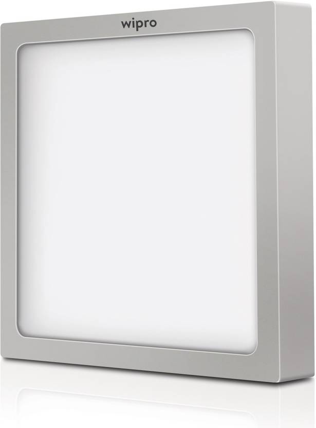 WIPRO Garnet 12W Trimless Surface Square Panel 2700K Recessed Ceiling ...