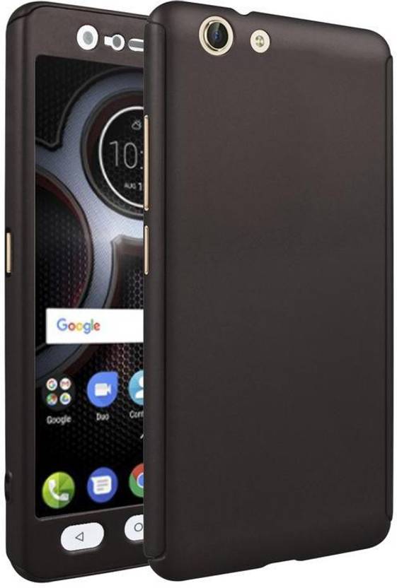 COVERBLACK Front & Back Case for Vivo Y53 Blackwith Tempered Glass ...