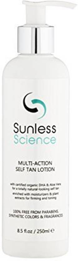 Sunless Science Self Tanner Best Organic Natural Sunless Tanning Lotion ...