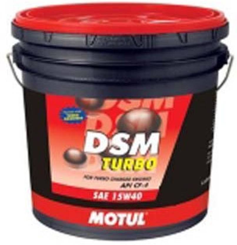 MOTUL DSM TURBO 15W40 Engine Oil 6 Litre Synthetic Blend Engine Oil ...