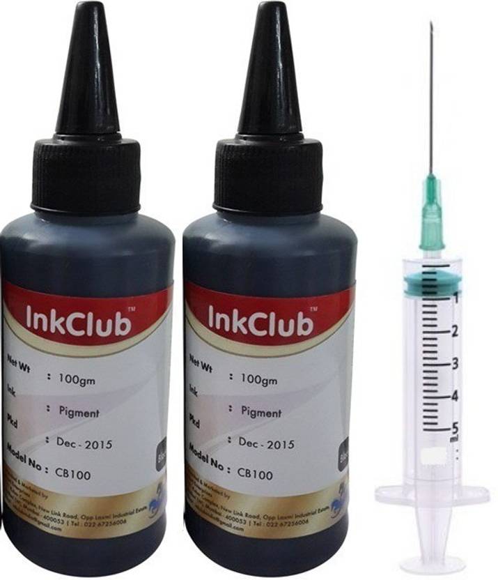 InkClub Compatible Canon Black Pigmented Ink for cartridge PG88, PG745 ...
