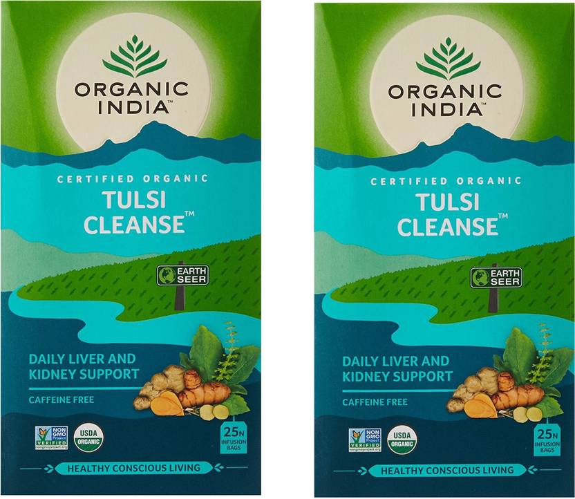 ORGANIC INDIA Tulsi Cleanse Assorted Tea Bags Box Price in India - Buy ...