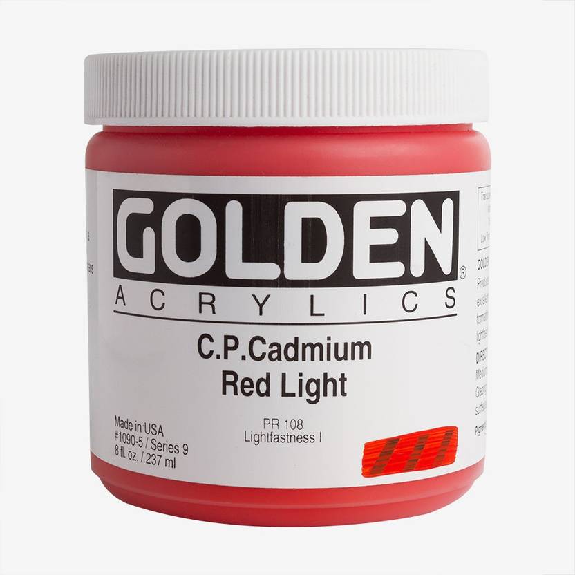 Flipkart.com | GOLDEN Heavy Body Acrylic Paints 236ML C.P. Cadmium Red ...