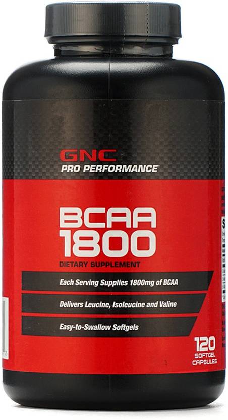 GNC Pro Performance BCAA 1800 - Supports Muscle Tissue Recovery (120 ...