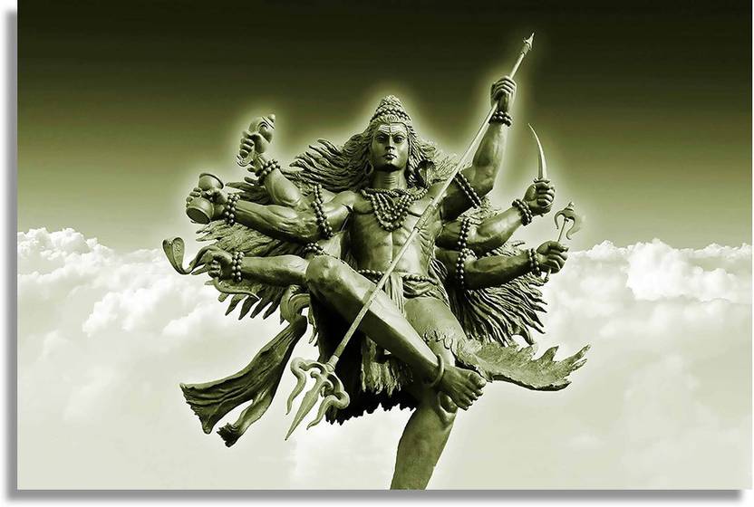 Lord Shiva in Natraj Avatar Paper Print - Religious posters in India ...