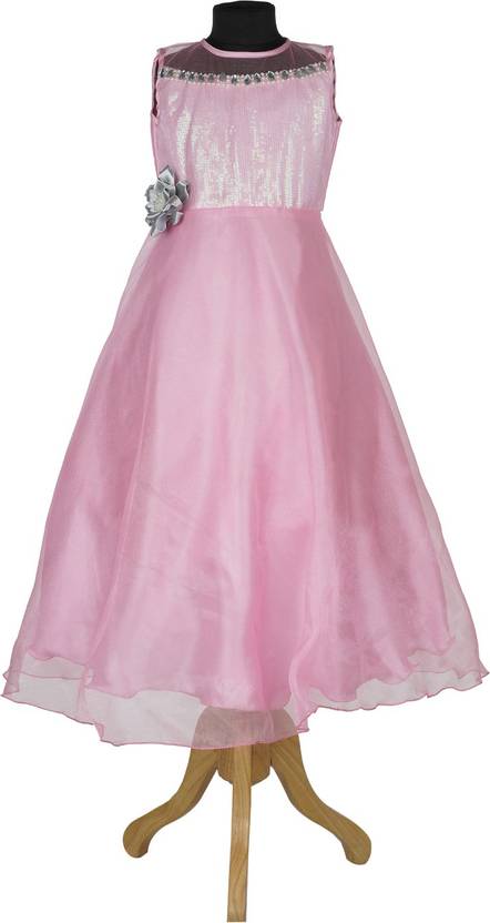 Je Taime Mumum Girls Maxi/Full Length Party Dress Price in India - Buy ...