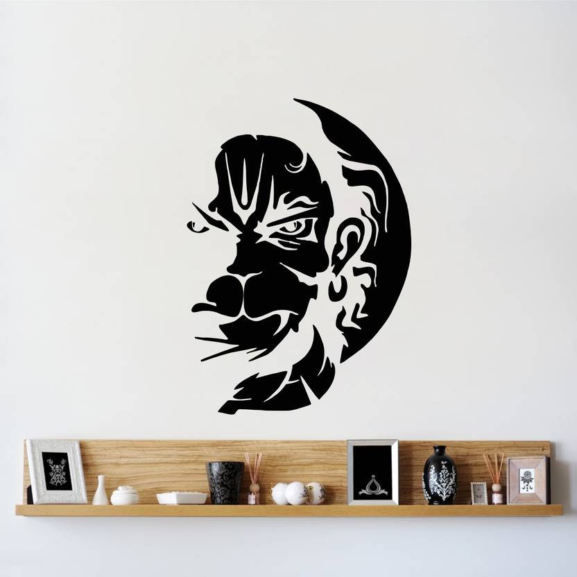 StickersYard Hanuman Bajrang Bali Medium Self Adhesive Sticker Price in ...