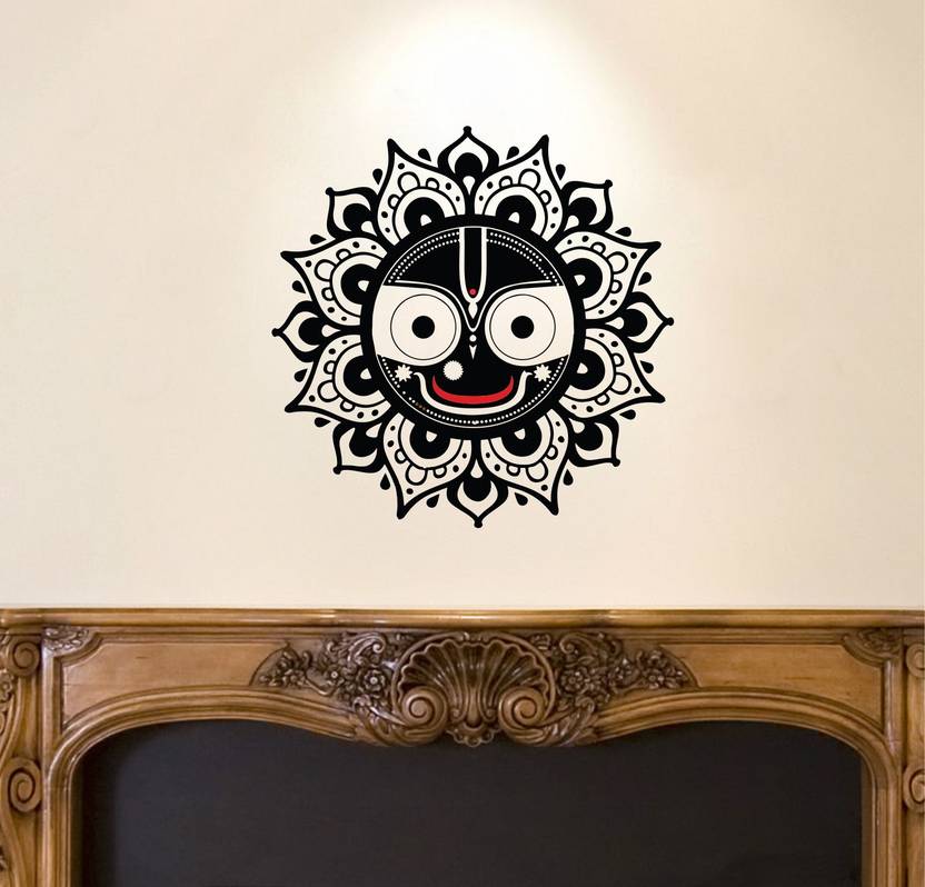StickerYard 58 cm Shree Jagannath Removable Sticker Price in India ...
