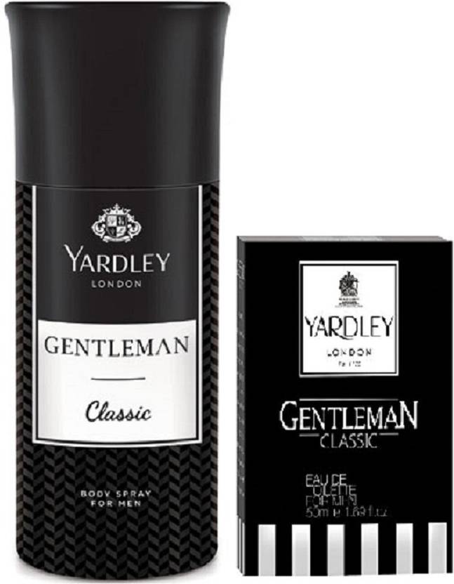 YARDLEY Gentleman Classic 100ml Deo + 8ml Edt Price in India - Buy ...