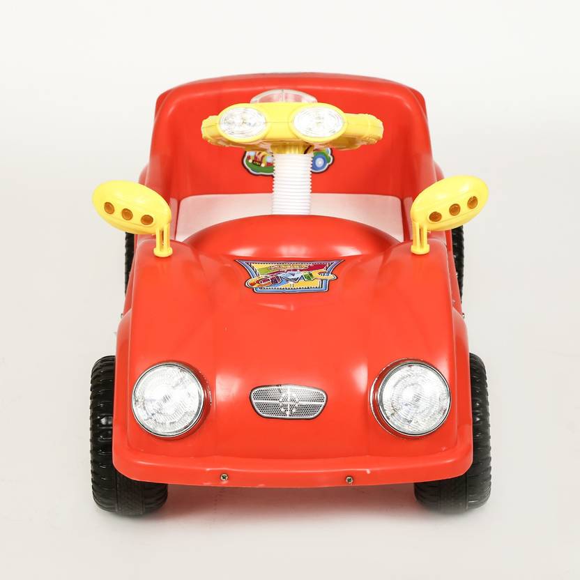 Dash Civic Kids Paddle Car with Lights and Horn (Red) Car Non Battery ...