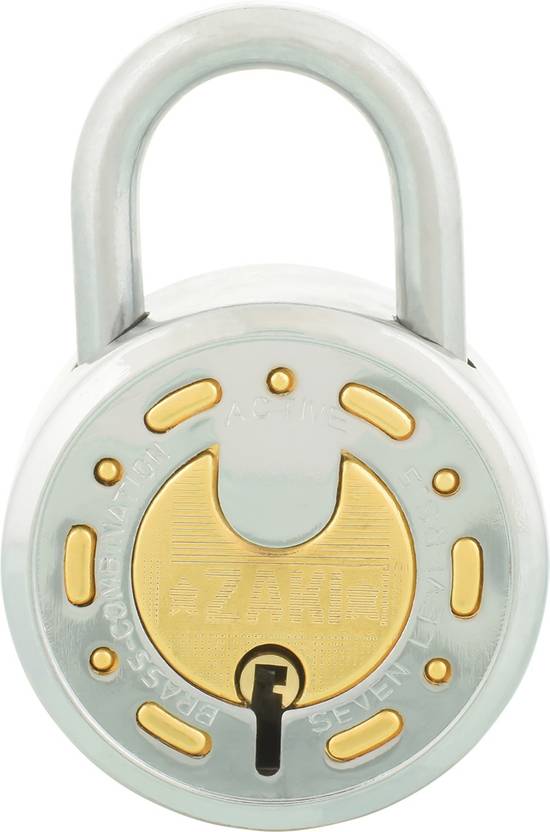 Standard Choice 8 Levers Brass Combination Lock (Silver) Padlock - Buy ...