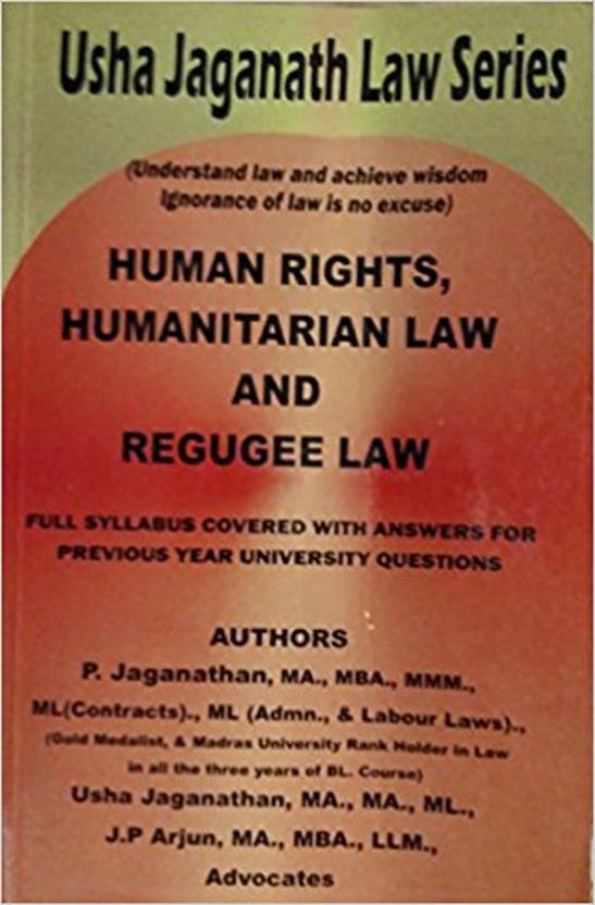 Human Rights, Humanitarian Law And Refugee Law (Human Rights Law) By ...