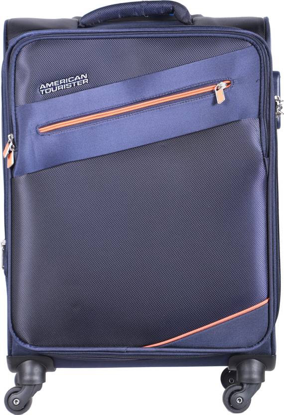 AMERICAN TOURISTER Fiji spinner Soft Trolley 59 cm (Navy) Expandable ...