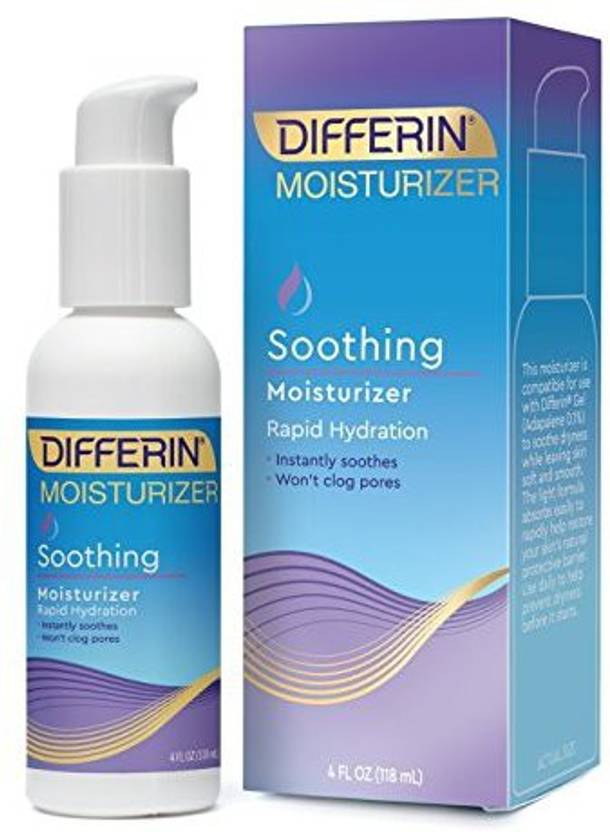 Differin Soothing Moisturizer A Gentle Hypoallergenic Fragrancefree ...